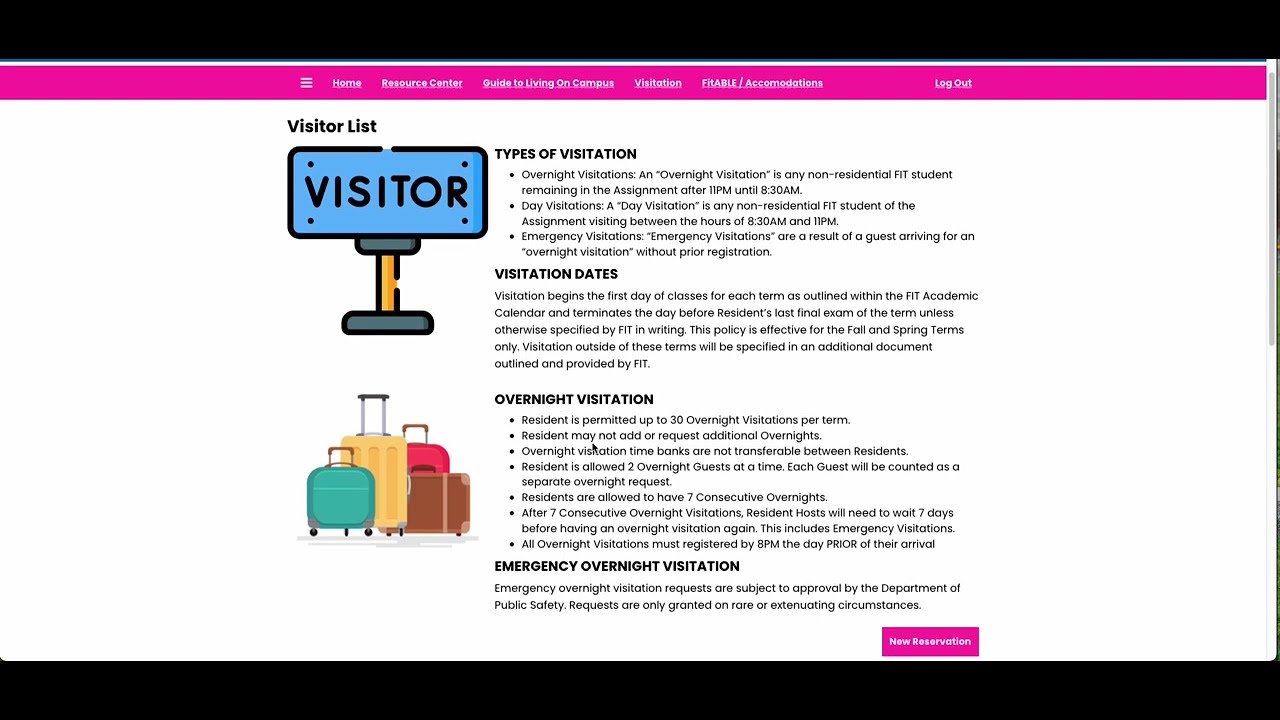 Visitor Registration Part 2 - YouTube