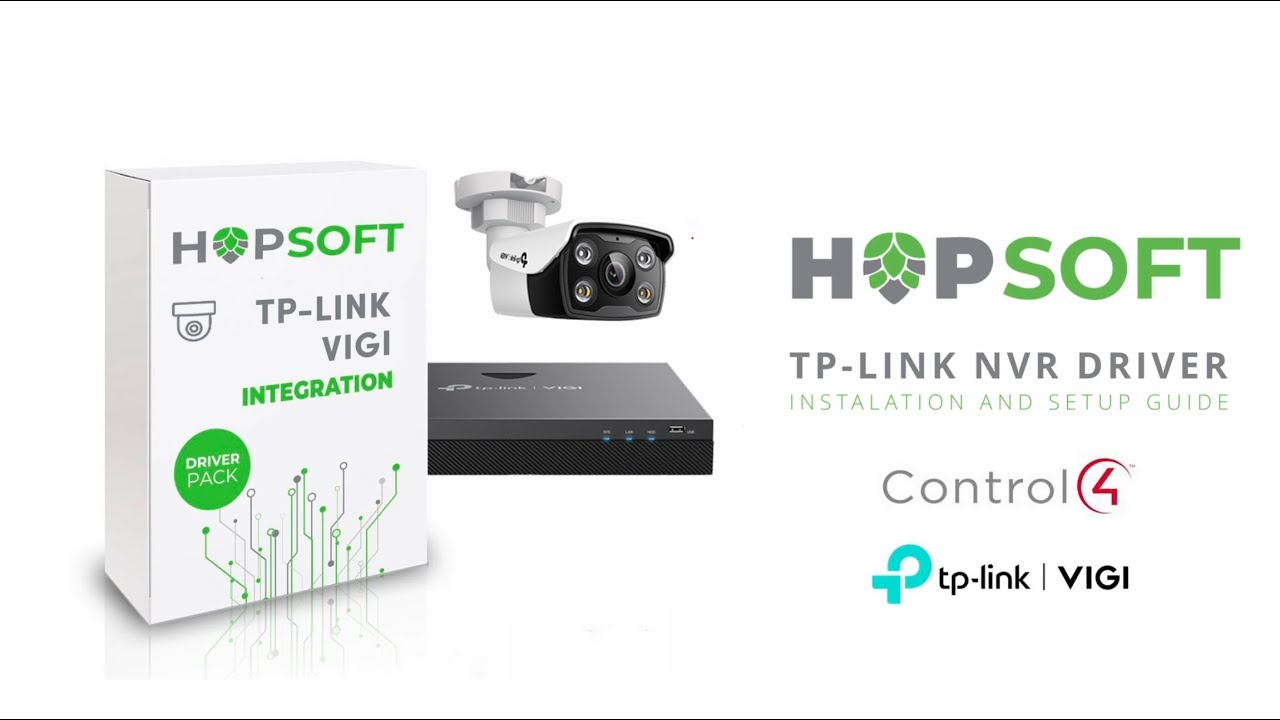TP-Link VIGI NVR Control4 integration - Installation & Setup Guide - YouTube