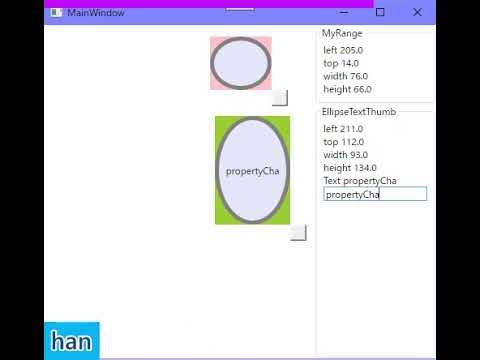 WPF、サイズ可変＋マウスドラッグ移動可能なEllipseを「できるだけ簡易」にカスタムコントロールで作ってみた - YouTube