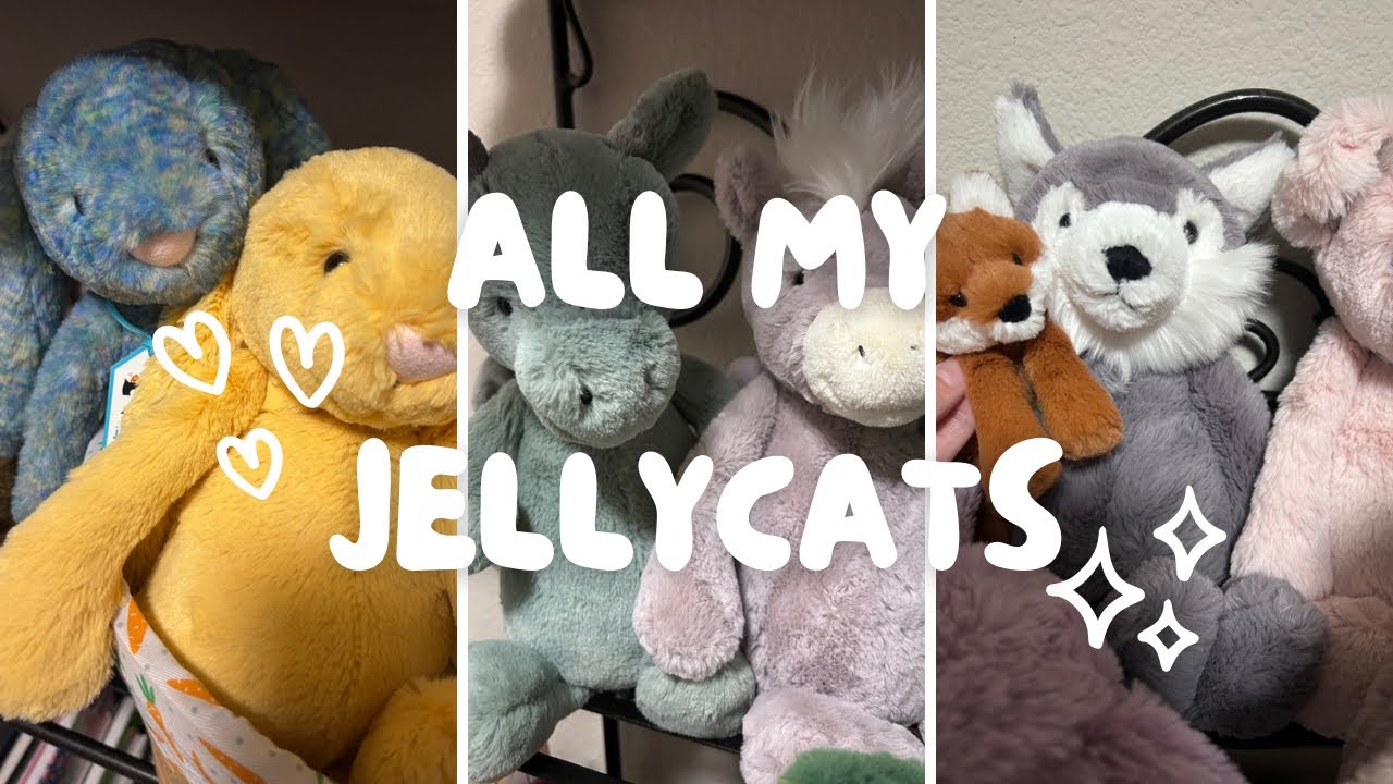 My Jellycat collection! - YouTube