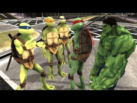 Teenage Mutant Ninja Turtles vs HULK - EPIC BATTLE