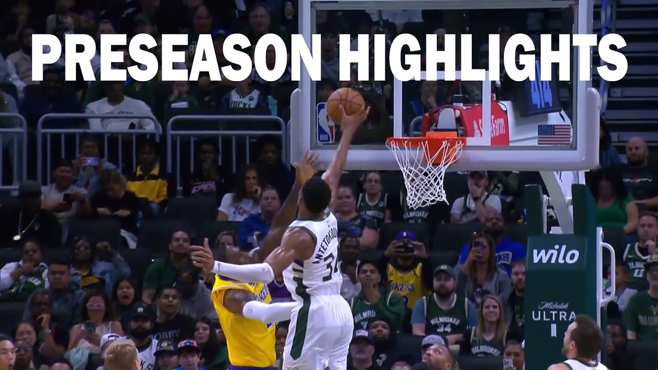 Milwaukee Bucks Preseason Highlights - 2024 NBA Preseason Games - YouTube