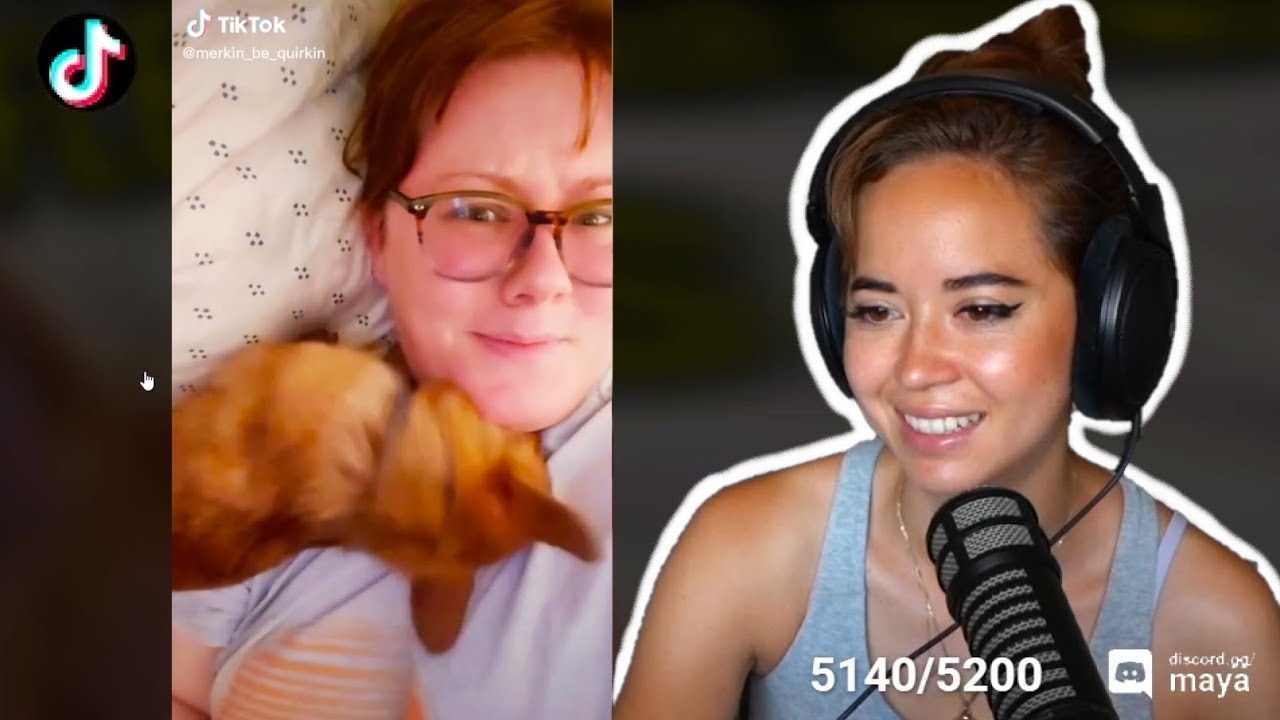 Maya thought this Tik Tok was kinda CUTE.. - YouTube