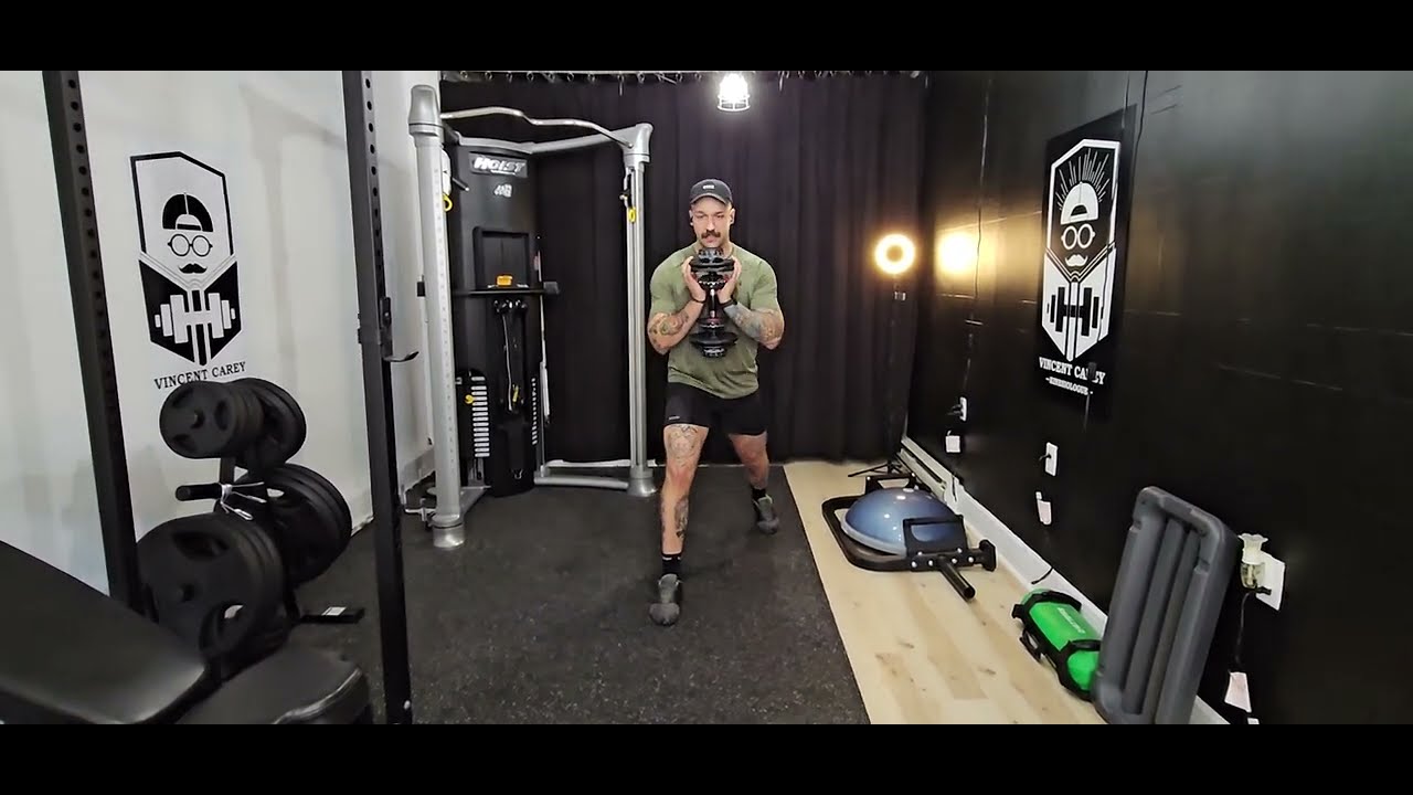 Split squat DB Flat Goblet - YouTube