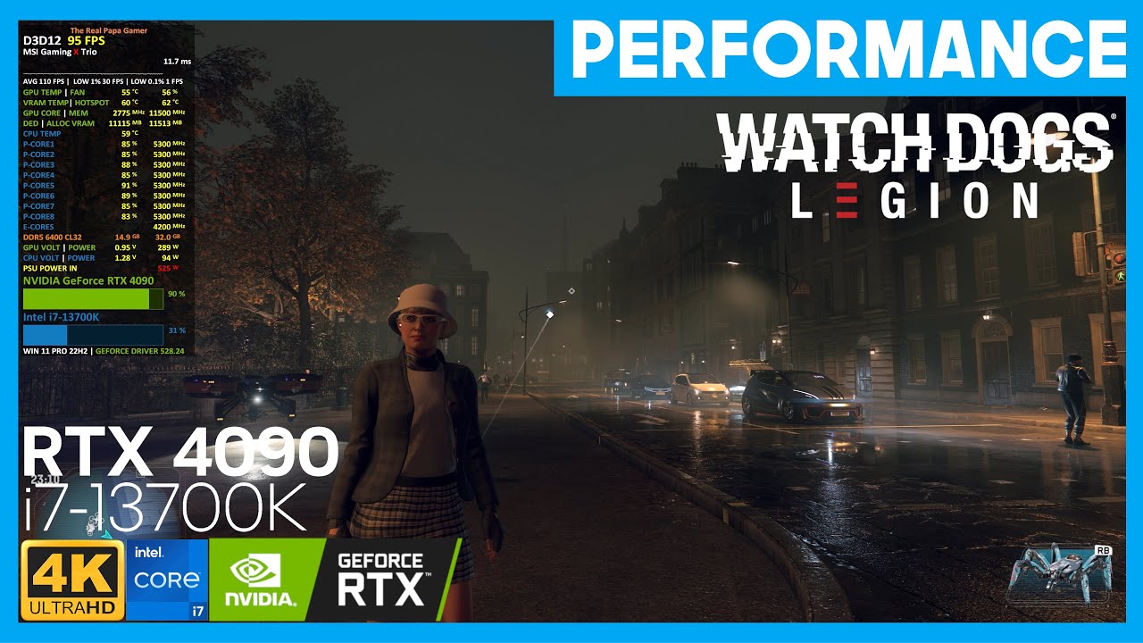 Watch Dogs: Legion 4K Performance, Ultra Ray Tracing, Max Settings ...