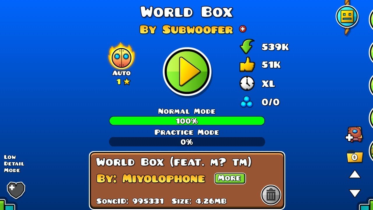 World box by Subwoofer | Geometry dash 2.2 [Official M/V] - YouTube