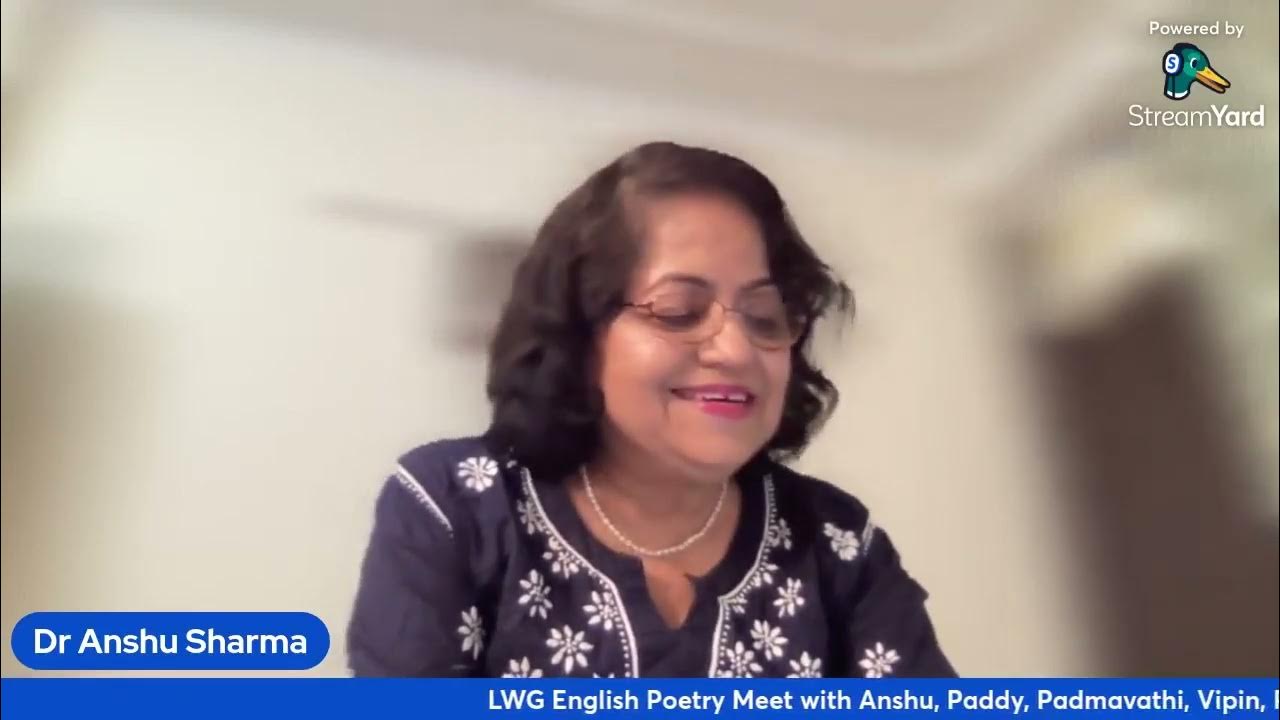 Online poetry Meet organised by Literary Warriors Group - YouTube