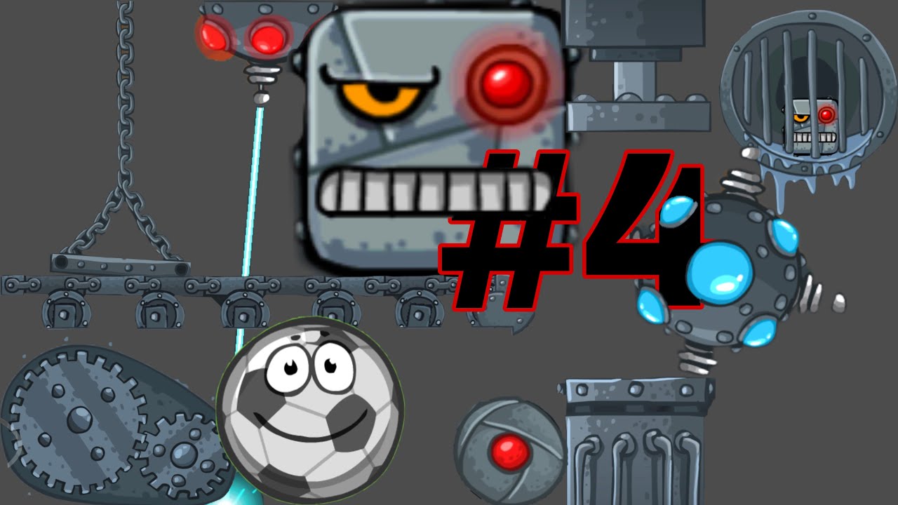 Red ball 4 #4 | exploding robots! - YouTube