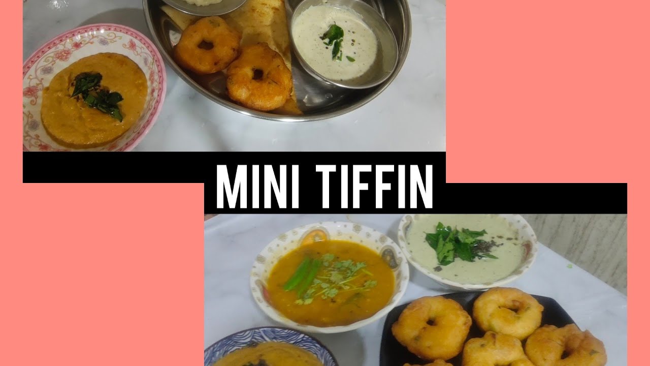## Mini tiffin#easy recipes## tips to make the vada crispy ## - YouTube