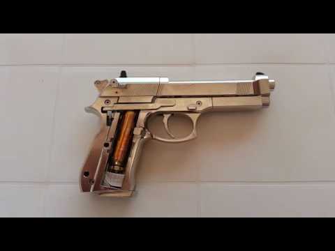 Beretta FS92 Cromata e Personalizzata - YouTube