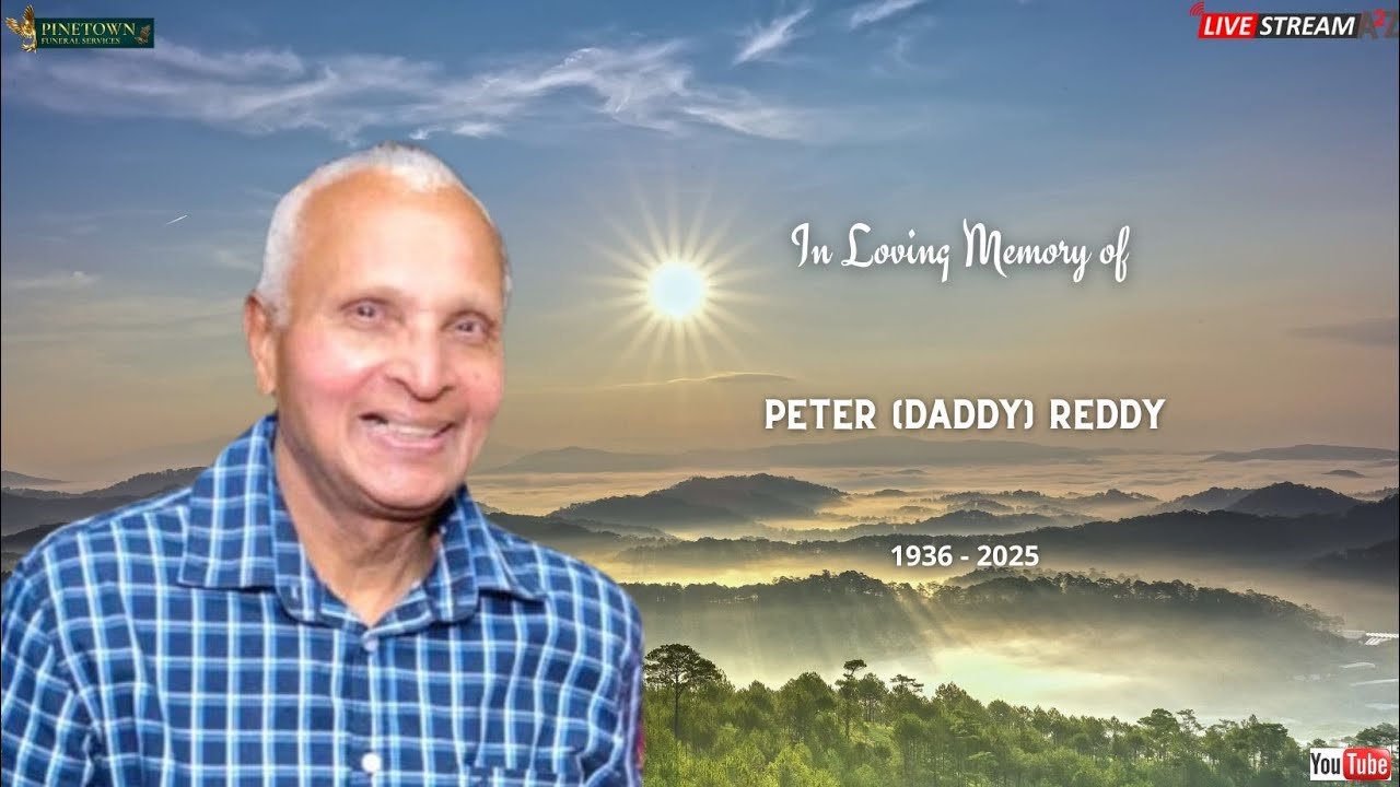 The Funeral Service of Peter Daddy Reddy - YouTube