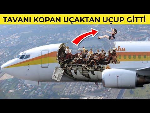 Tavanı Kopan 24.000 Ft Yükseklikteki Uçak | Tüyler Ürpertici Uçak Kazaları