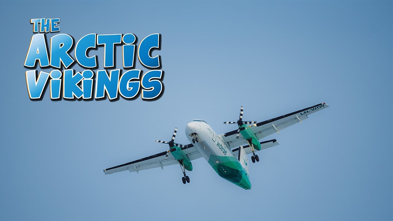 The Arctic Vikings - Flight from Sørkjosen to Tromsø with Widerøe - YouTube