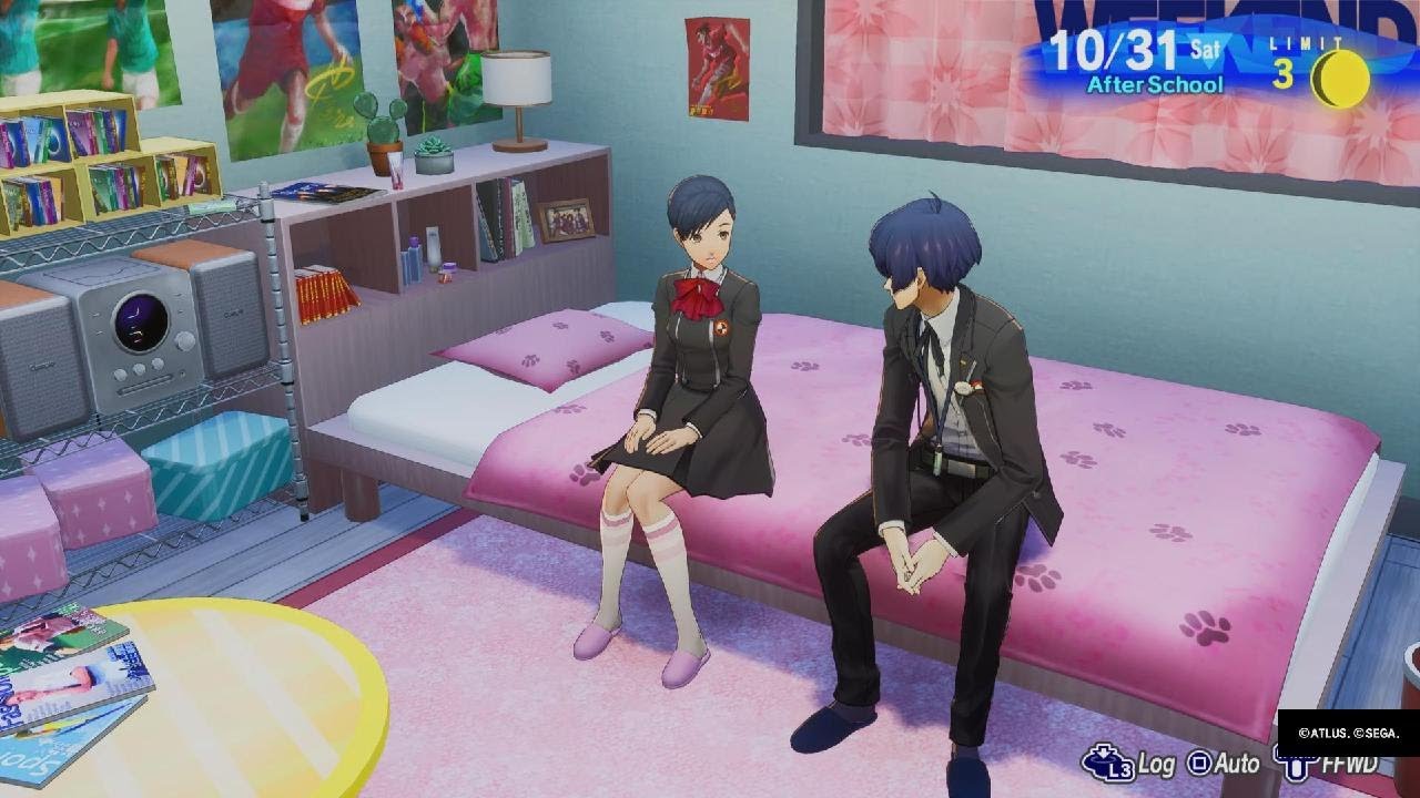 Persona 3 Reload Yuko Max Rank Romance scene - YouTube