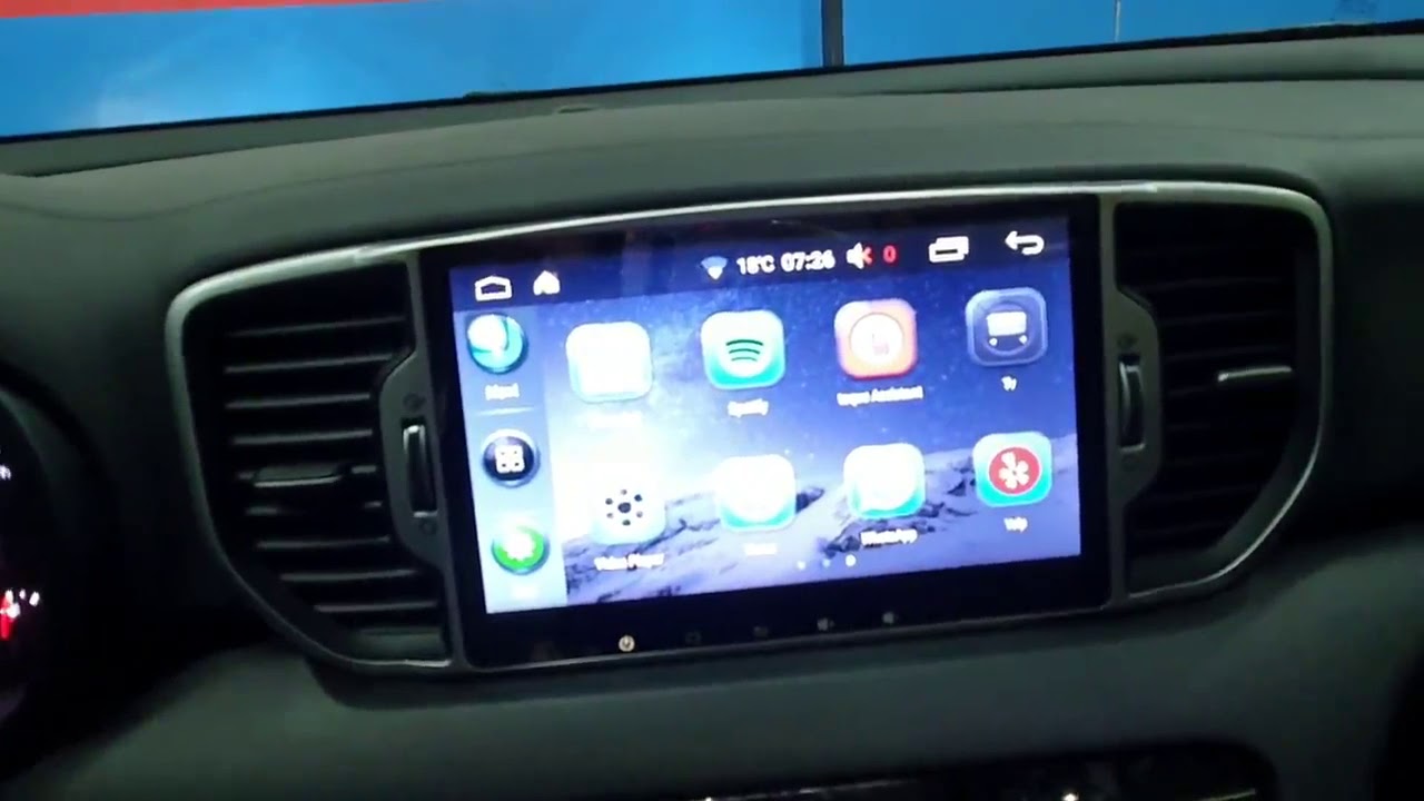 Central Multimídia KIA Sportage 2017 Tela de 9 Polegadas - YouTube