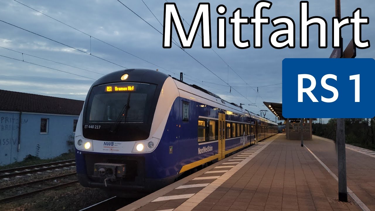 Regio S-Bahn Bremen | Mitfahrt | BR440 | Linie RS1 | Bremen-Vegesack ...