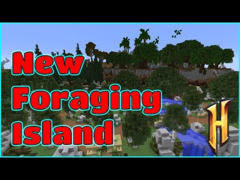 NEW Foraging Island UPDATE!!! | Hypixel Skyblock #18 - YouTube