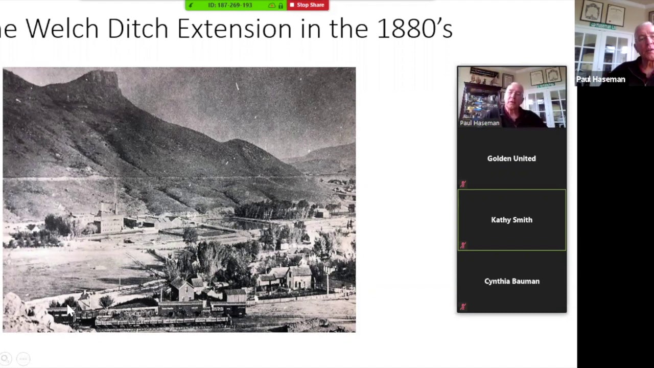 Virtually Golden: Paul Haseman, Charles Welch & the Welch Ditch - YouTube