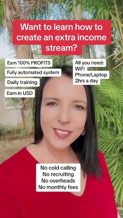 Want to learn how to create an extra income stream? Be ready to be ...