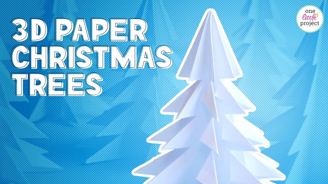 Paper Christmas Tree | 3D Christmas Tree Paper Craft - YouTube