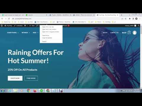 How to hide header or footer in wordpress website - YouTube