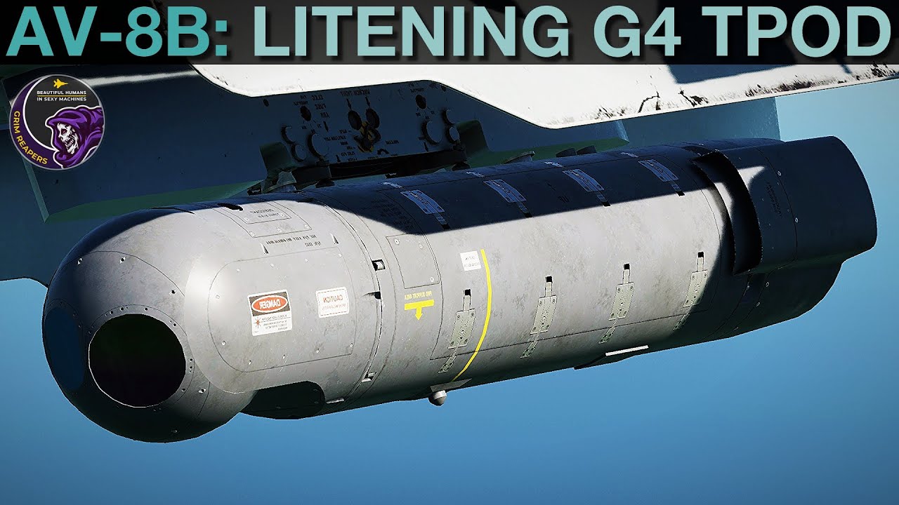 AV-8B Harrier: Litening G4 TGP TPOD Tutorial | DCS WORLD - YouTube