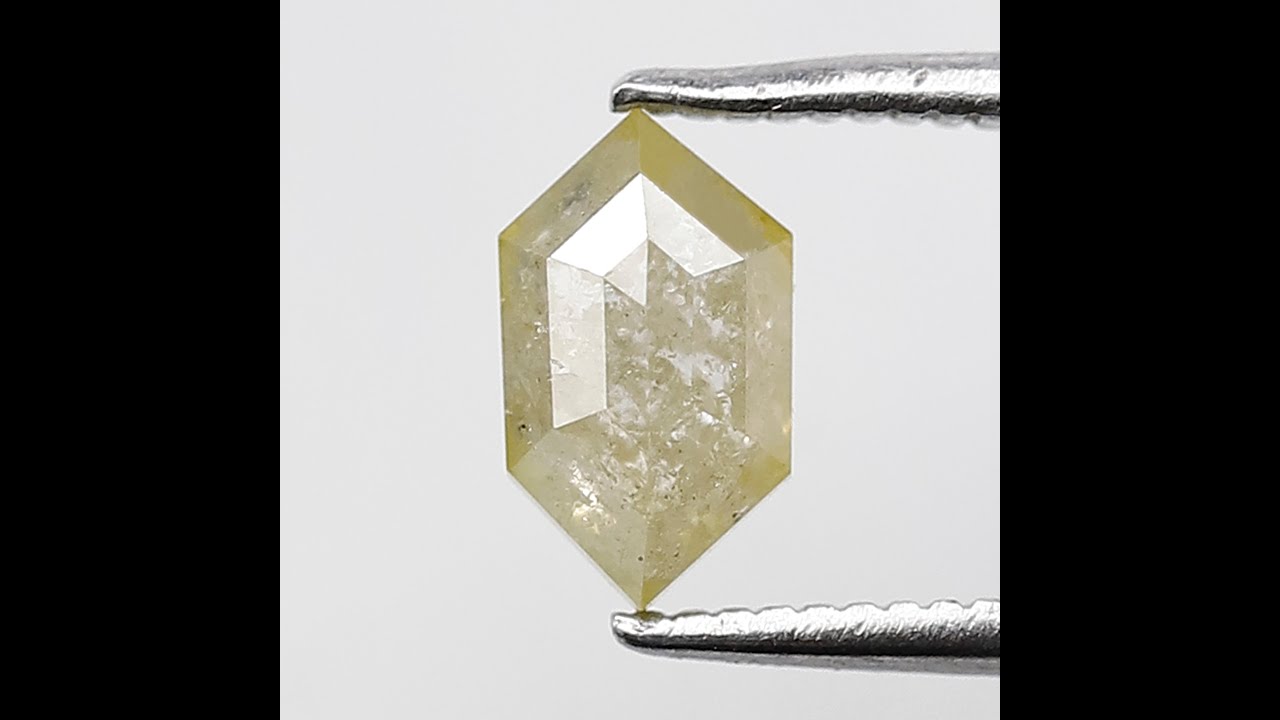 0.87 CT Fancy Translucent Yellow Color Diamond 7.6 x 4.5 x 2.9 MM Long ...
