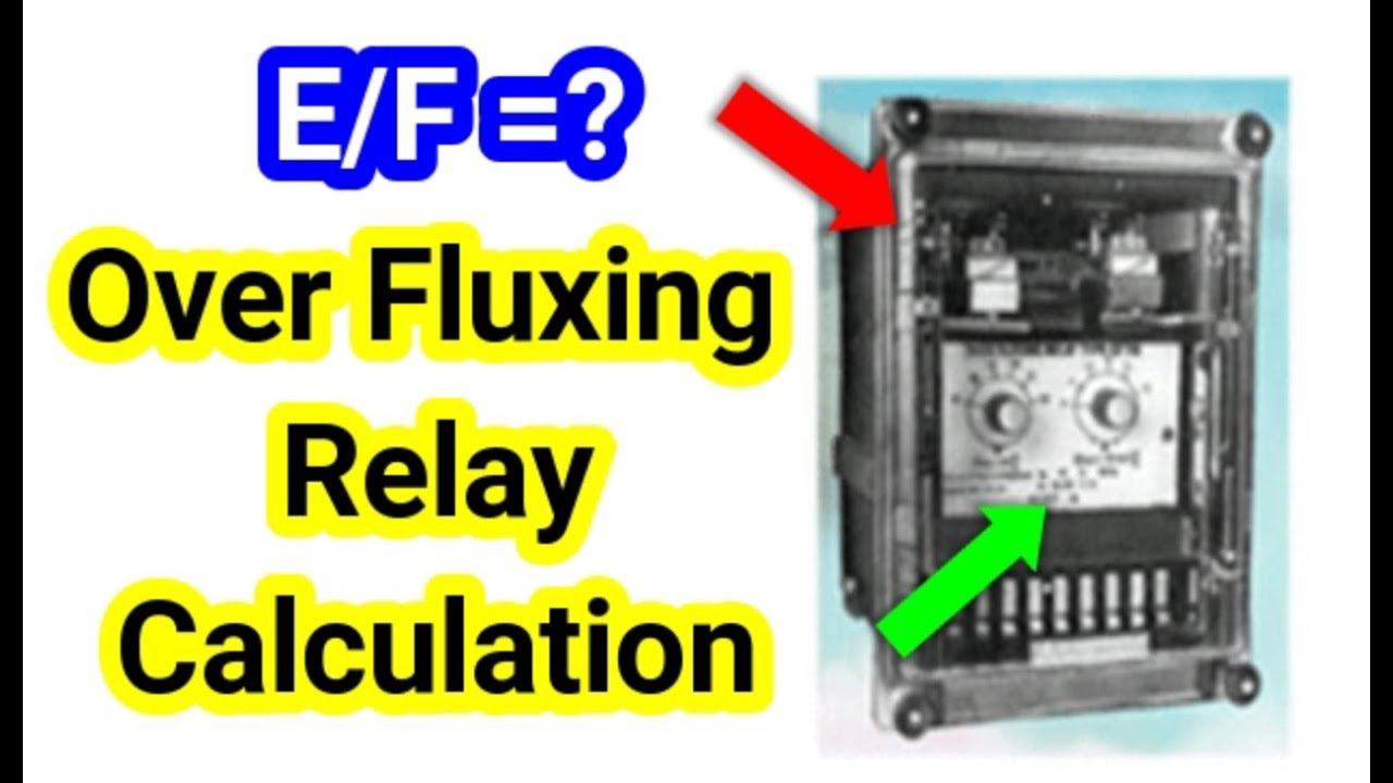 What is over-fluxing relay operation for transformer Basic function of over fluxing relay - YouTube