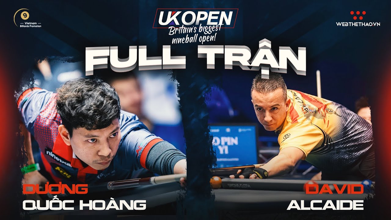Full trận | Dương Quốc Hoàng vs David Alcaide | UK Open Pool ...