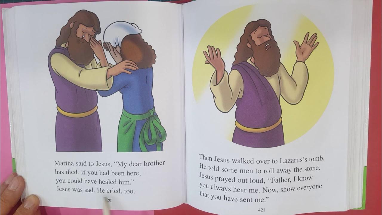 77. Lazarus Lives Again - The Beginner's Bible Read-Along - YouTube