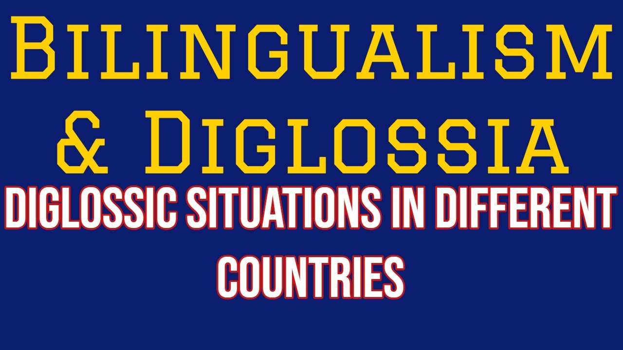 Bilingualism | Diglossia | Diglossic Situations in Switzerland, Haiti ...