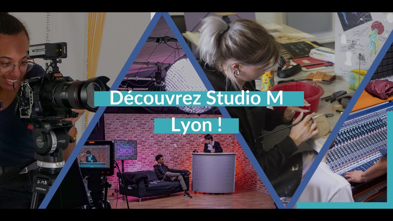 Studio M Lyon : L'école des métiers de l'art et de l'audiovisuel - YouTube