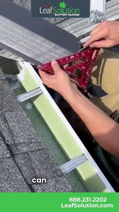 Evelyn's Leaf Solution Gutter Guard - YouTube