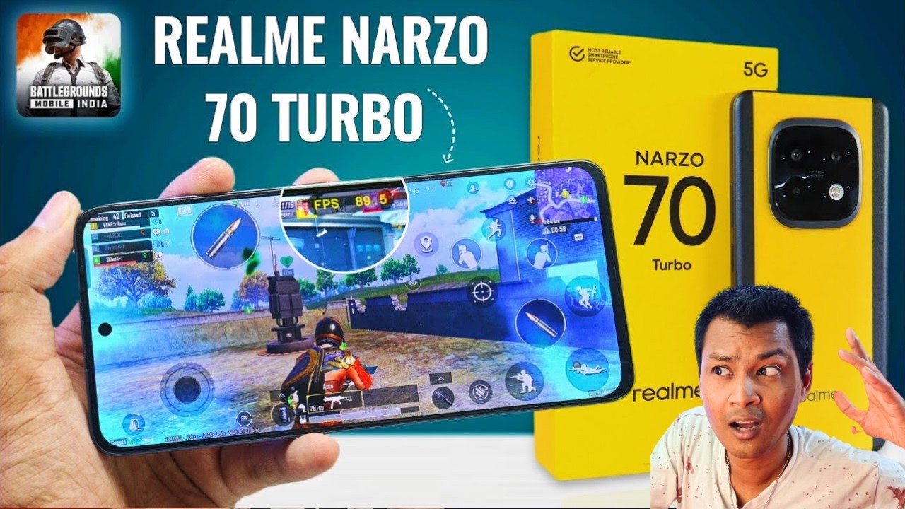 realme Narzo 70 Turbo Unboxing & First Look ⚡ 90FPS Gaming A Good Phone ...