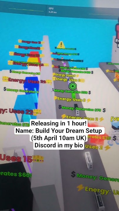 My game is releasing in 1 hour! #devlog #roblox #gamedevblog #myapp #robloxgamedesign - YouTube