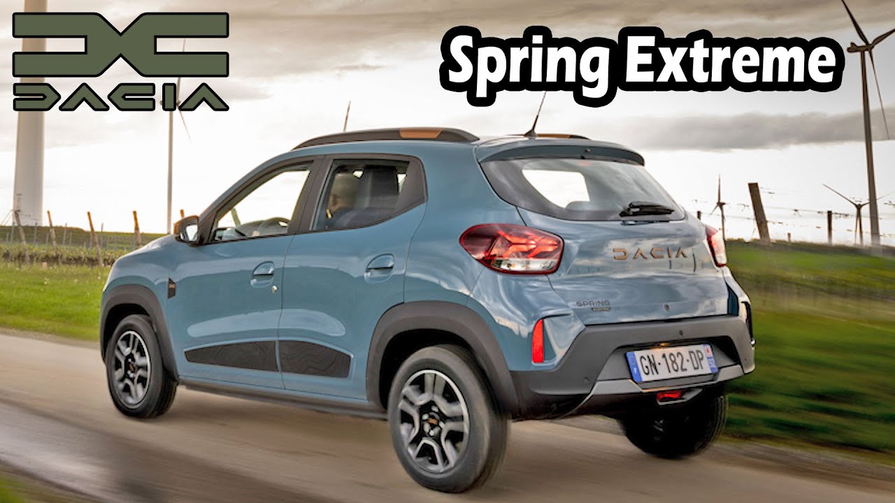 Dacia Spring Extreme - Interior & exterior details - YouTube