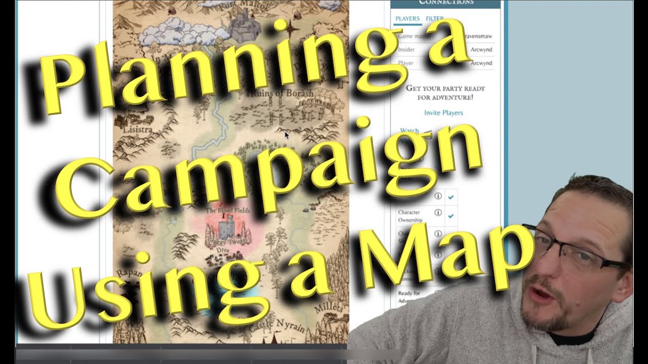 Planning a Campaign Using a Map, Building a Campaign #5 - YouTube