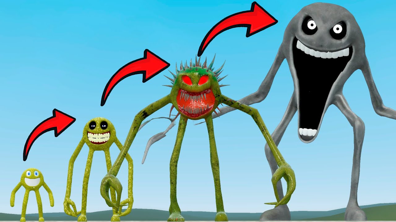 EVOLUTION Roblox Innyume Smiley's Stylized Nextbot In Garry's Mod - YouTube