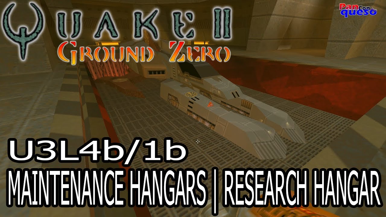 Quake II: Ground Zero (100%) - Unit 3: Level 4: Maintenance Hangars II ...
