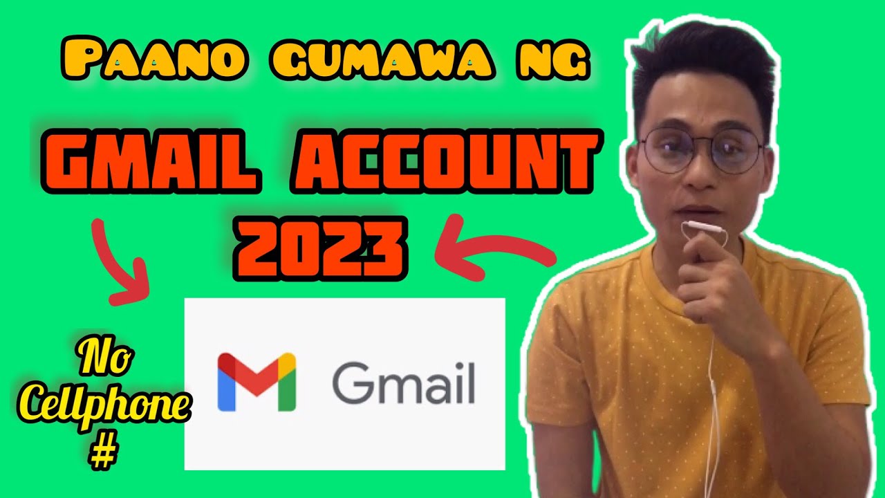 Paano gumawa ng Gmail Account 2023 kung wla cellphone no. # ...