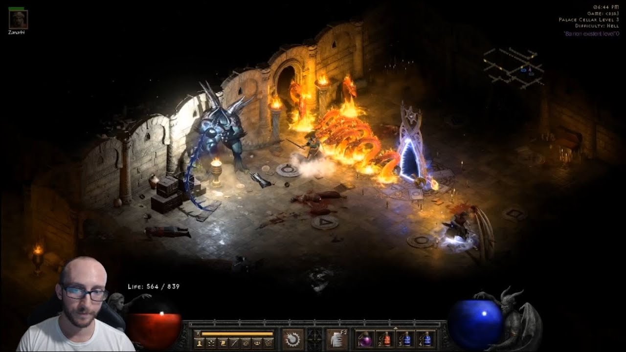 Diablo Clone Kill on a Sorceress! - YouTube