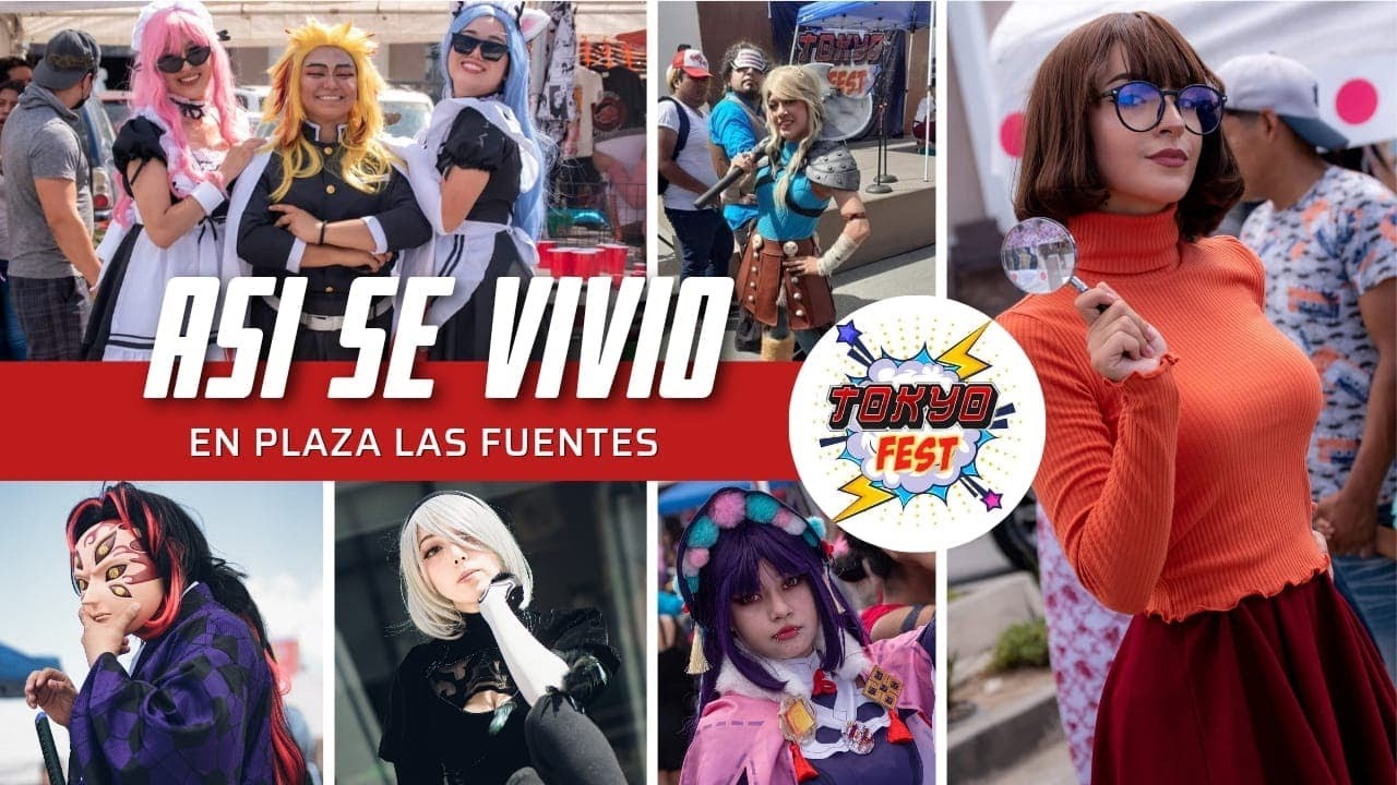 Tokio Fest tijuana plaza las fuentes cosplay - YouTube