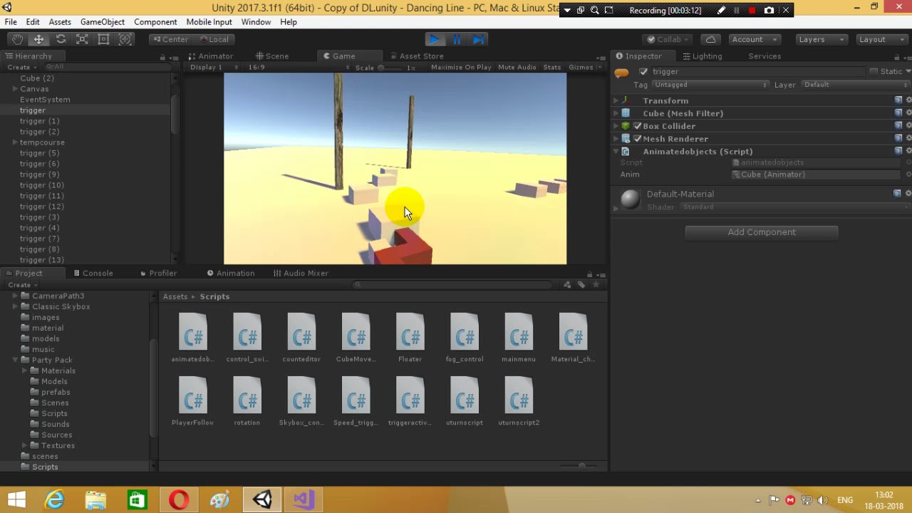 Dancing Line in Unity - Tutorial#19 - Improving Video 18 - YouTube