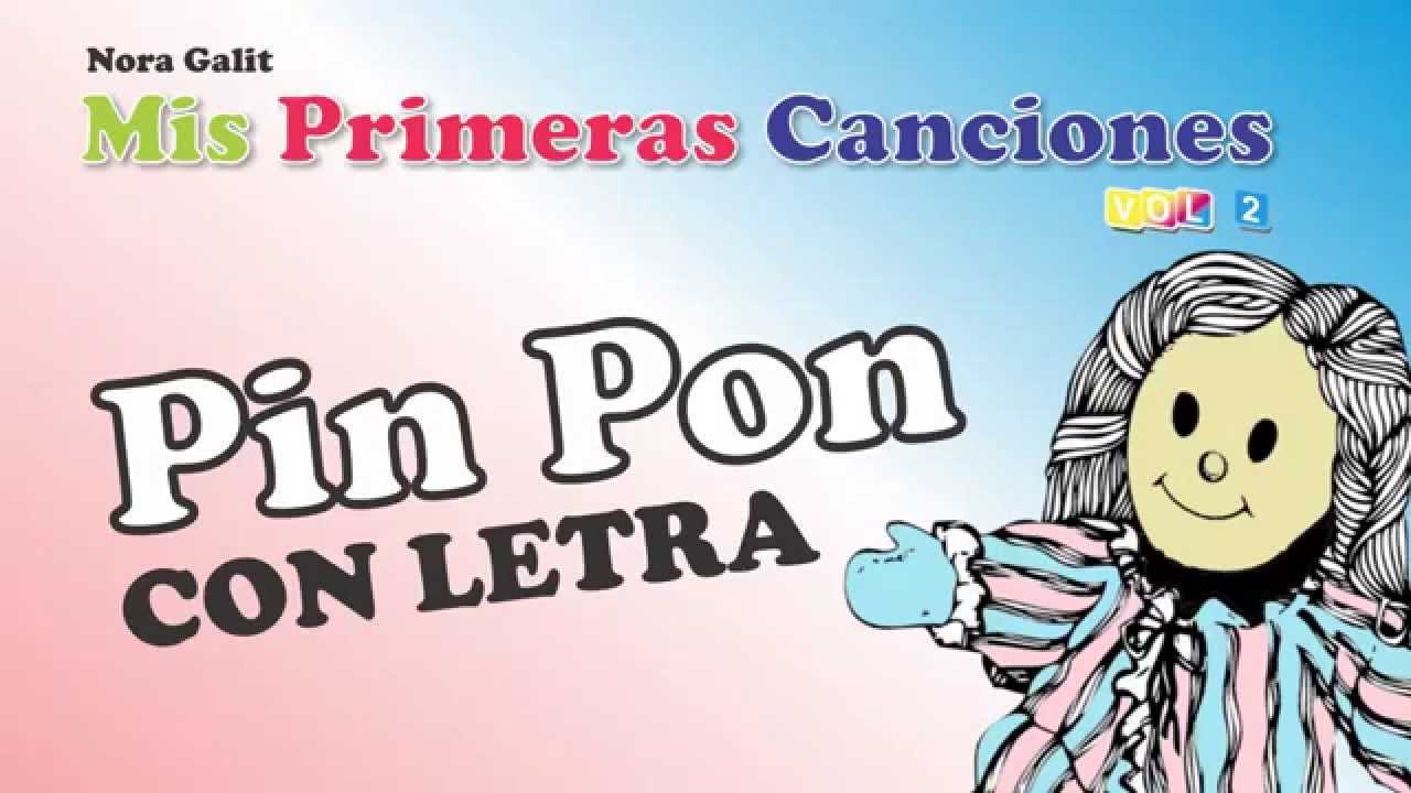 Pin Pon Es Un Muñeco - CON LETRA - Nora Galit - YouTube