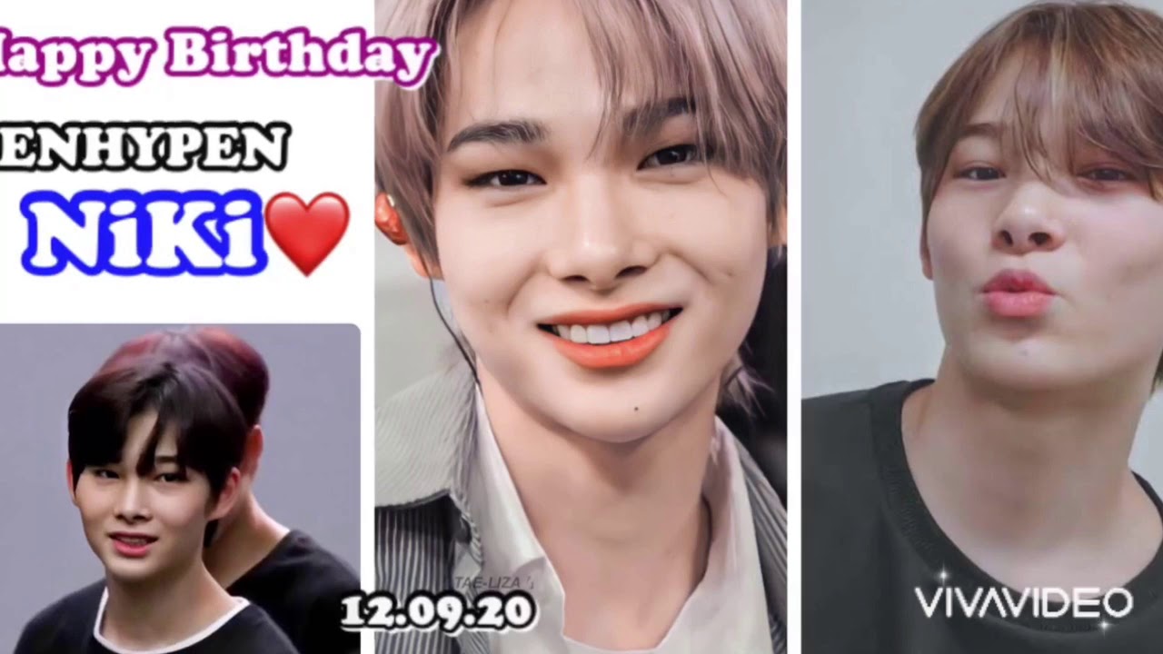 [FMV] Happy Birthday Enhypen Niki |First Kiss - YouTube