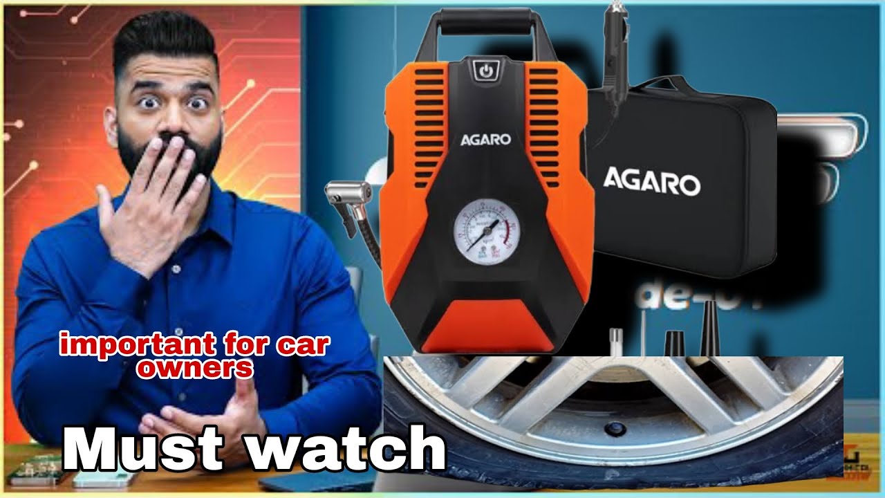 Agaro tyre infaltor /Best tyre air filler important for 4 Wheeler ...