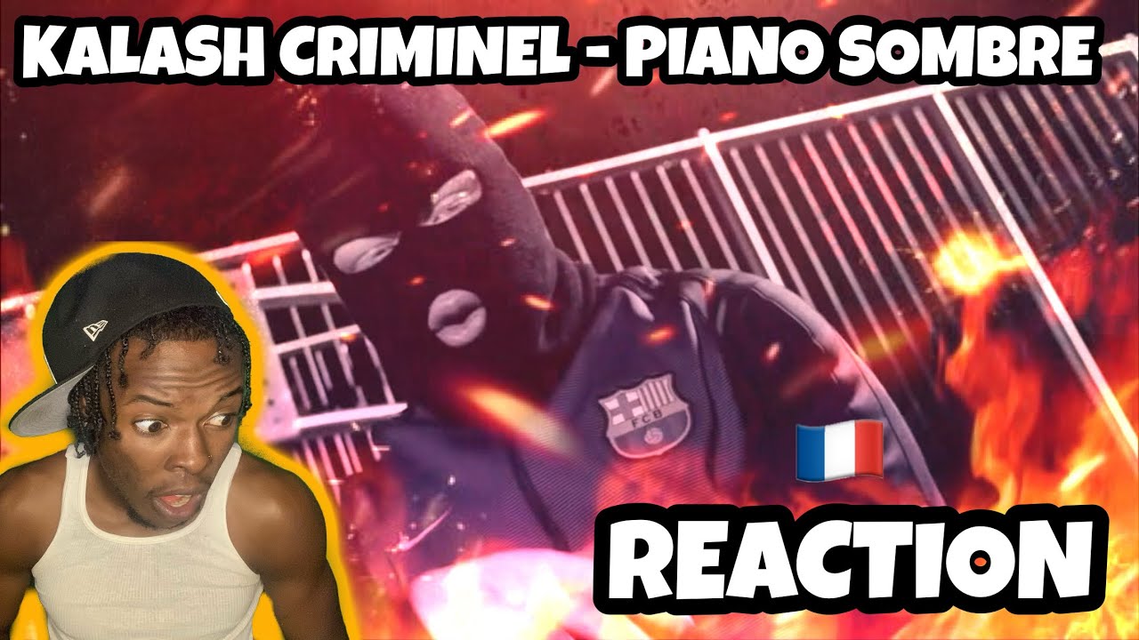 AMERICAN REACTS TO FRENCH RAP! Kalash criminel "Piano Sombre" English ...
