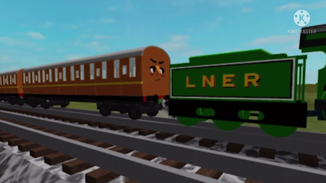 Alfred/98462 pulls a Long Passenger Coaches - YouTube