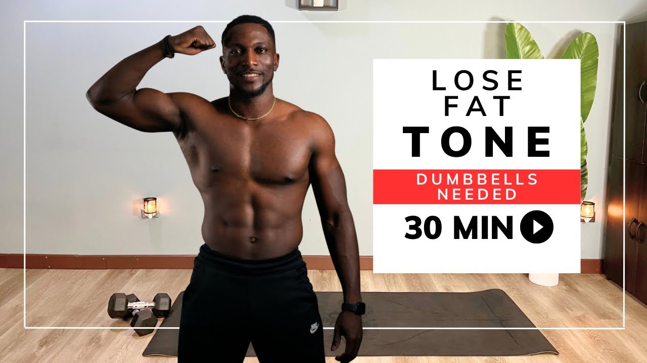 30 Min Workout to LOSE Fat & Tone / At Home or Gym - Day 173 - YouTube
