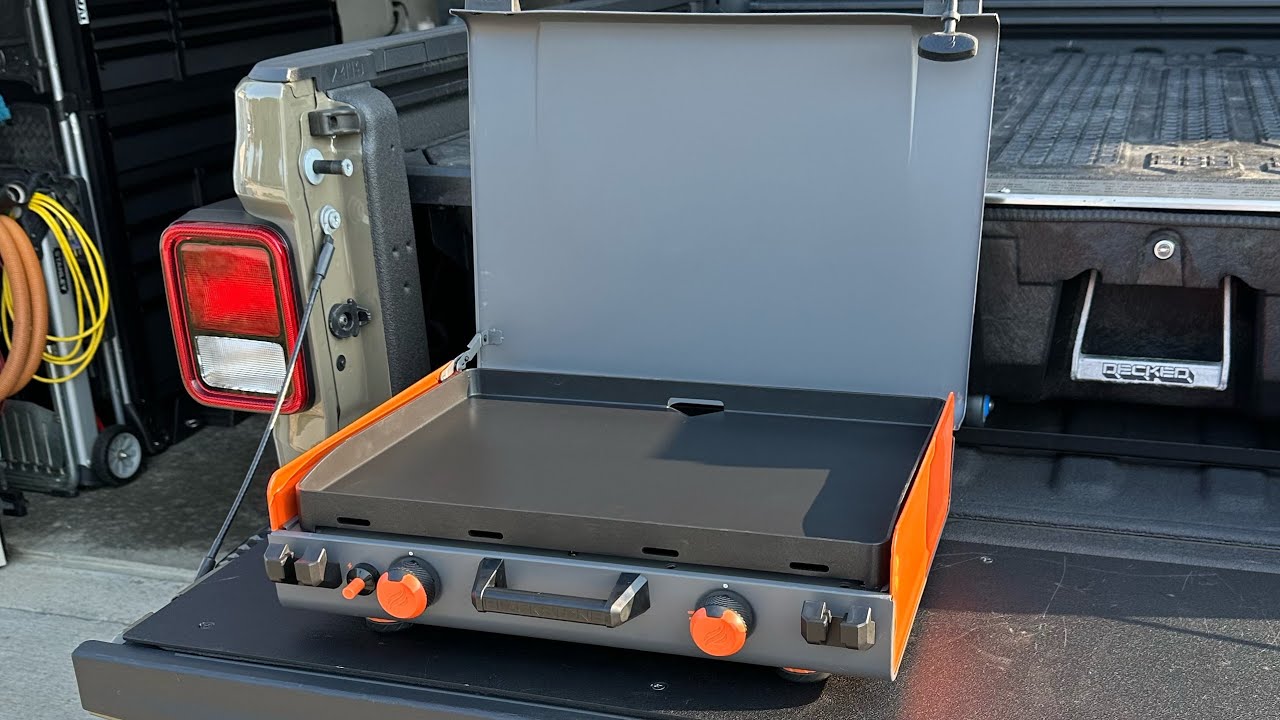 Blackstone Adventure Ready Camping Griddle Jeep Gladiator Tailgate ...